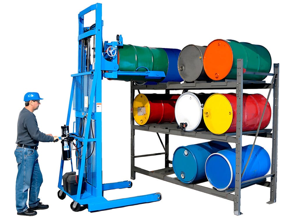 Racks para tambos MORSE - Equipos de Elevación